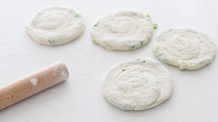 Scallion Pancakes Recipe (Cong You Bing)