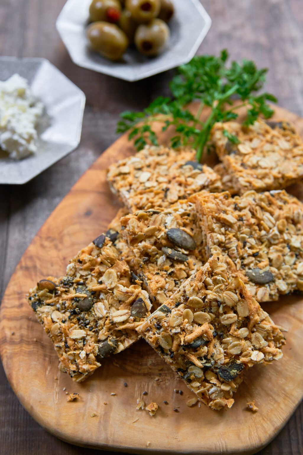 Cheesy Savory Granola Recipe - Granola Cheese Crackers