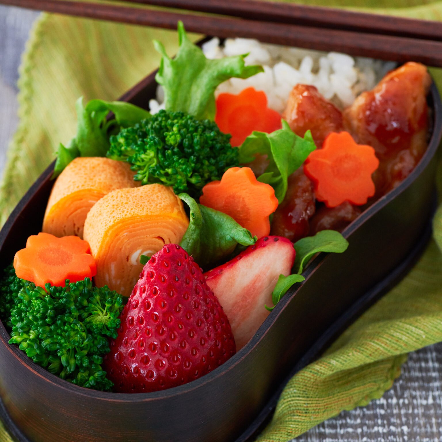 Ginger Chicken Bento Recipe - How to Pack a Bento Lunch