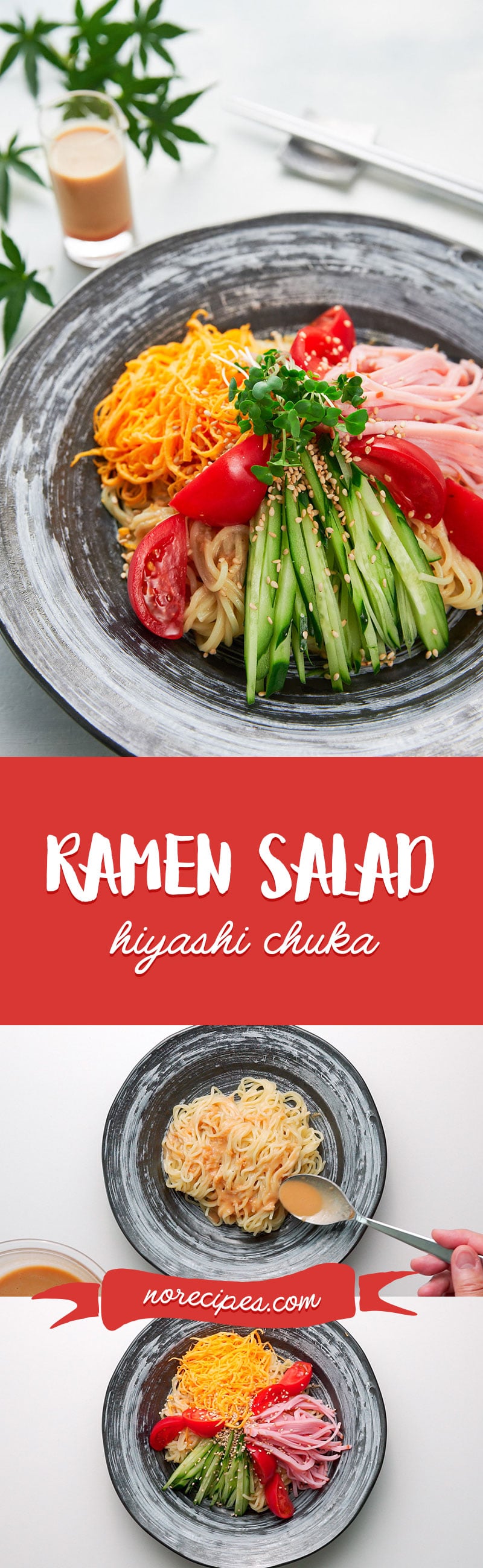 Hiyashi Chuka Recipe (冷やし中華) Chilled Ramen Salad