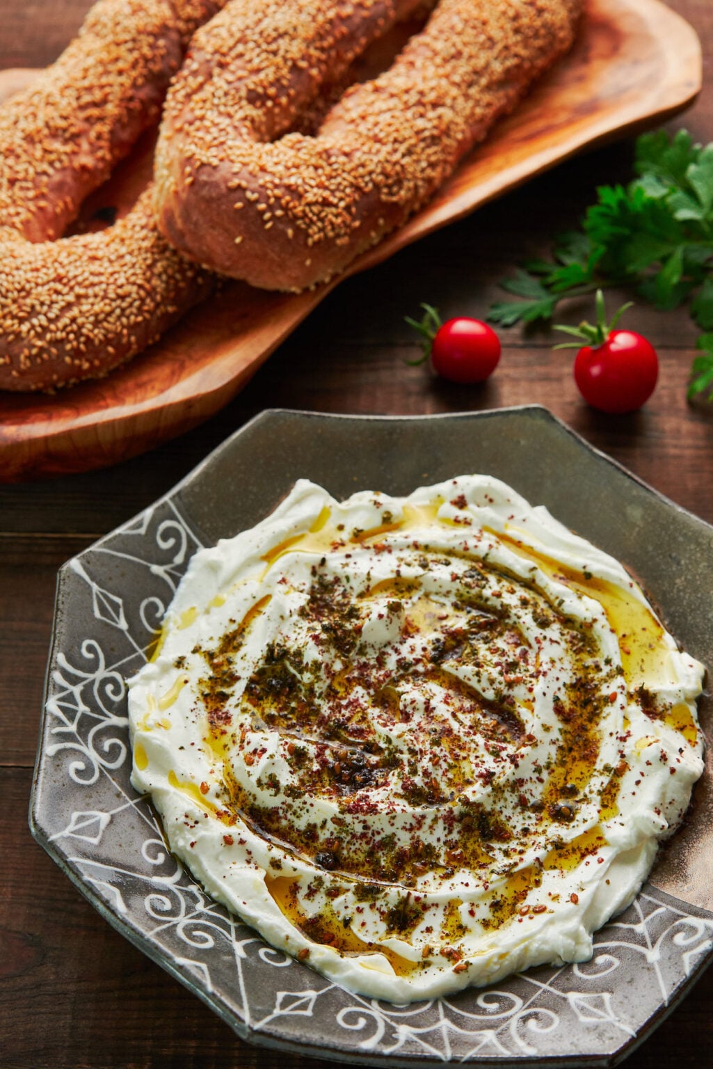 Labneh Dip Recipe - Strained Yogurt Cheese