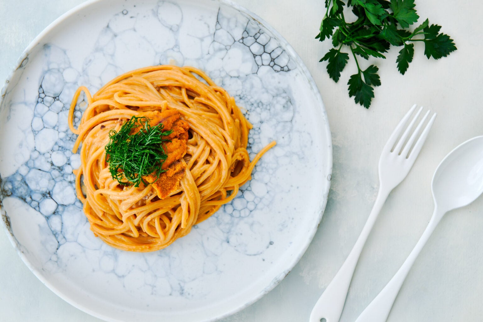 Japanese Uni Pasta Recipe (ウニパスタ) Sea Urchin Spaghetti