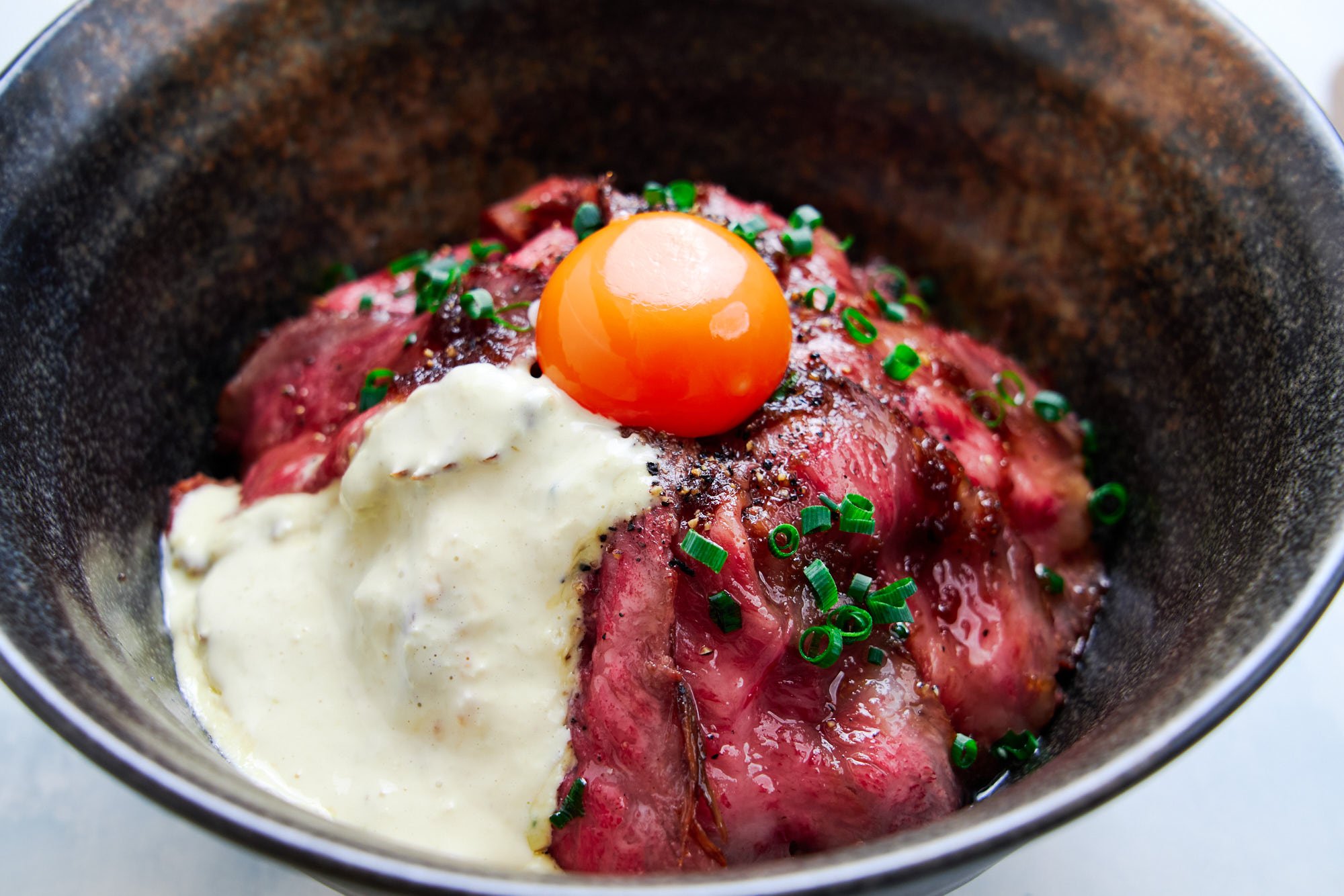 Wagyu Roast Beef Donburi - Japanese Rice Bowl