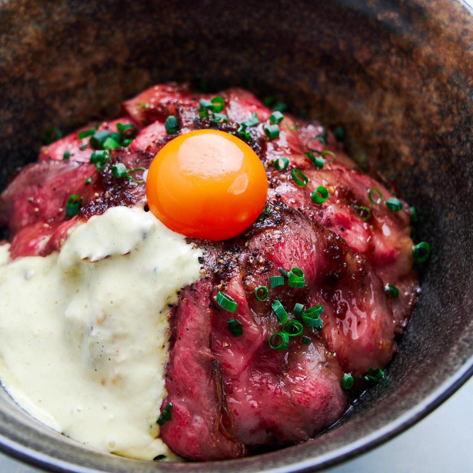 Wagyu Roast Beef Donburi - Japanese Rice Bowl