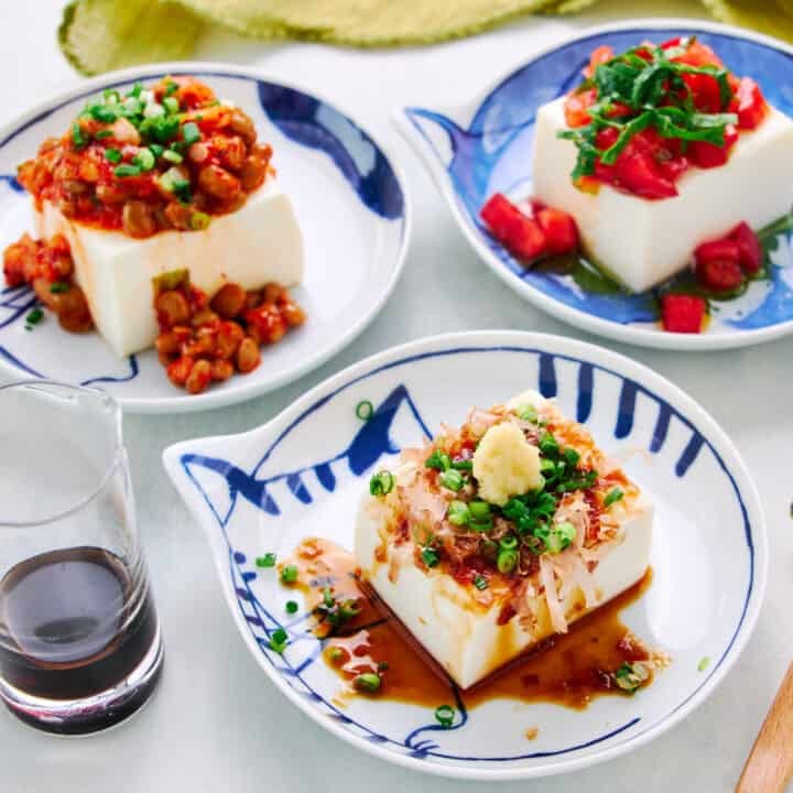 Hiyayakko Recipe - Japanese Cold Tofu Salad