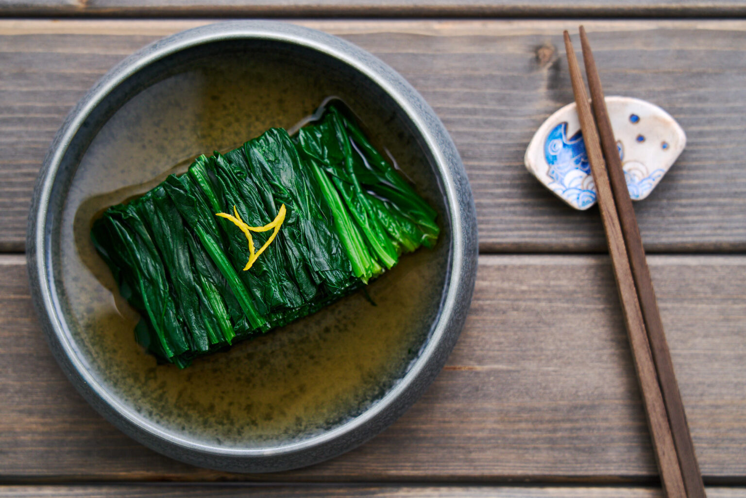 Spinach Ohitashi Recipe - Japanese Salad